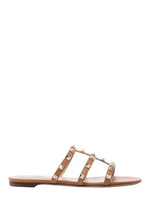 Valentino Garavani Valentino Garavani Rockstud Leather Sandals Multicolor