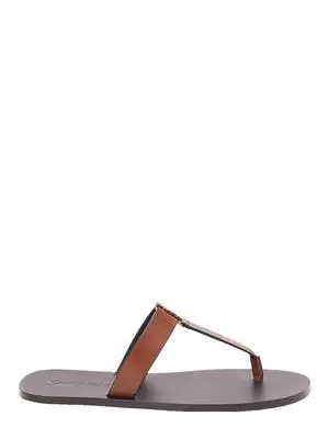 Saint Laurent Babylone Flat Sandals - Multicolor