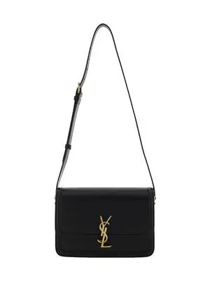 Saint Laurent Leather Shoulder Bag - Black