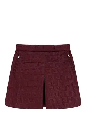 Fendi FENDI Quilted Nylon Mini Skirt Multicolor