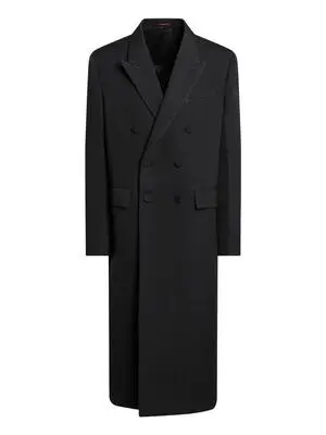 Gucci Long Double-breasted Wool Coat - Gray