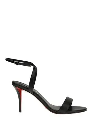 CHRISTIAN LOUBOUTIN Miss Z Nappa Leather Stiletto Sandals - Black
