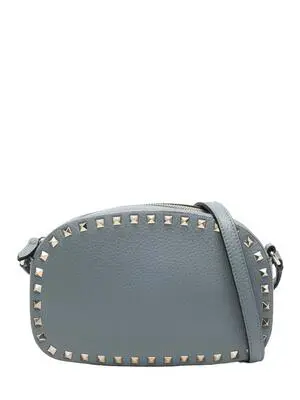 Valentino Garavani Studded Satchel & Cross Body Bag - Blue