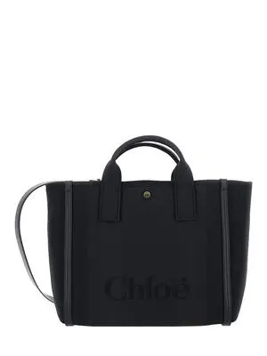 Chloé Tote Bag With Printed Logo - Multicolor