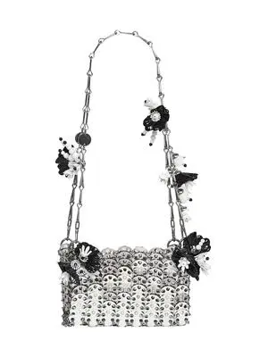 Rabanne Silver And White 1969 Nano Shoulder Bag - Multicolor