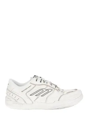 Balenciaga Hamptons Worn-out Sneakers - White