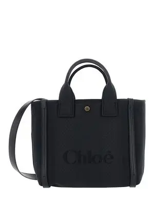 Chloé Carry' Small Handbag With Logo - Multicolor
