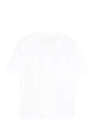 Sacai Cotton T-shirt With Pocket - Multicolor