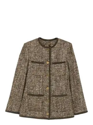 GOLDEN GOOSE Textured Jacket - Brown
