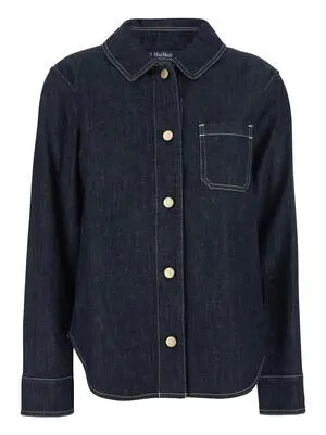 Max Mara Enfasi" Denim Shirt - Multicolor