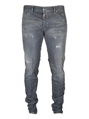 Dsquared2 Slim Fit Distressed Jeans - Gray
