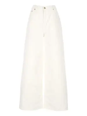 GOLDEN GOOSE Boyfriend Wide Leg Jeans - Multicolor
