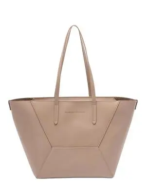 Brunello Cucinelli Calf Leather Tote Bag - Multicolor
