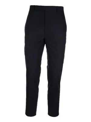 Prada Tailored Trousers With Logo Detail - Multicolor