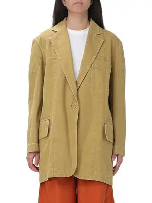 Max Mara Mustard Cotton Blazer - Multicolor
