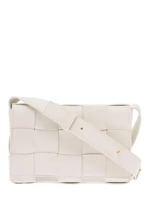 Bottega Veneta Small Cassette Crossbody Bag In Intreccio Nappa Leather - Multicolor