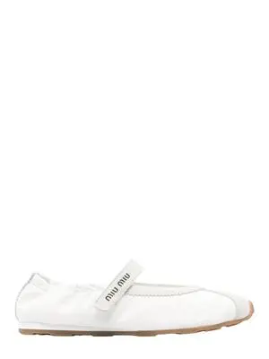 Miu Miu Miu Miu Elasticated Strap Ballerina Flats Multicolor