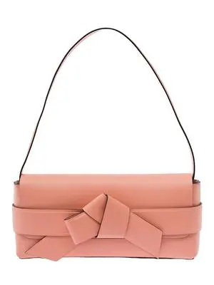 Acne Studios Leather Shoulder Bag With Knot Detail - Multicolor