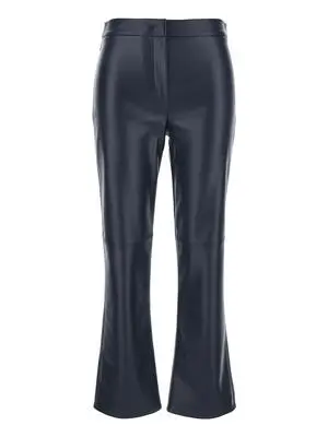 Max Mara S Max Mara "Sublime" Eco Leather Flared Leg Pants Multicolor
