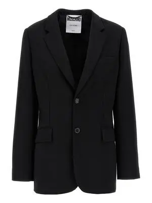 MOSCHINO Moschino Single-Breasted Martingale Blazer