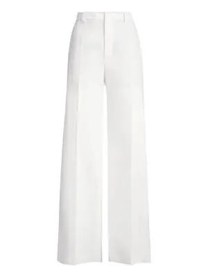 Brunello Cucinelli Loose Flared Cotton Pants - Multicolor