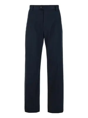 Alexander McQueen Tailored Straight Leg Cotton Pants - Multicolor