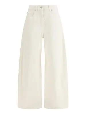 Brunello Cucinelli Wide Leg Trousers - Multicolor