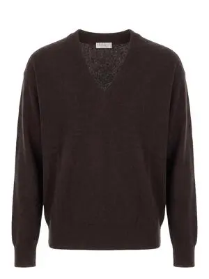 Brunello Cucinelli Cashmere And Wool Blend Sweater - Multicolor