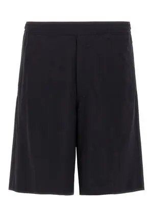 Givenchy Tailored Wool Blend Bermuda Shorts - Blue