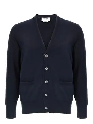 Thom Browne 4-bar Cardigan - Blue