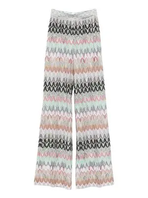 Missoni Zigzag Pattern Viscose Pants - Multicolor