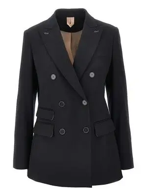 Max Mara Double-breasted Jacket - Multicolor