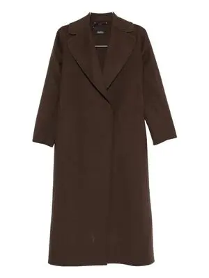 Max Mara Wool Belted Coat - Multicolor