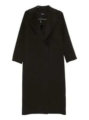 Max Mara S MAX MARA Wool Long Coat Multicolor