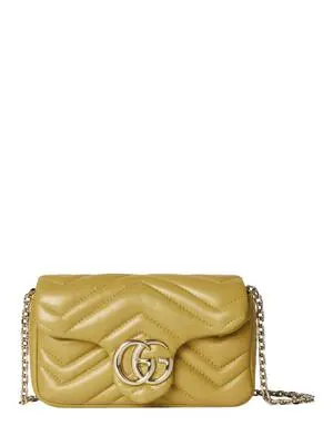 Gucci Gg Marmont Mini Bag - Yellow