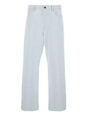 Stone Island STONE ISLAND Light Wash Denim Jeans With Logo Patch Blue