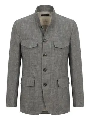 MONTECORE Wool Jacket Made In Italy - Multicolor