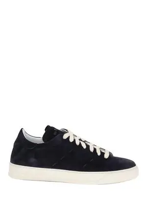 Kiton Suede Lace-up Sneakers - Blue