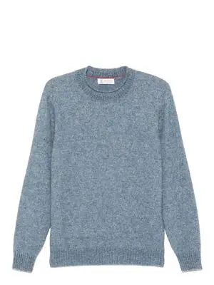 Brunello Cucinelli Brushed Alpaca Crewneck Sweater - Multicolor