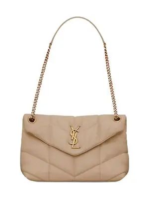 Saint Laurent SAINT LAURENT Puffer Small Leather Shoulder Bag Multicolor