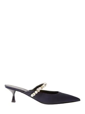 Stella McCartney Elsa Pearl And Crystal Mules - Multicolor