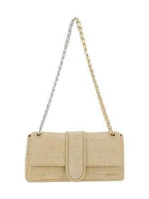 JACQUEMUS Le Bambino Chaine Shoulder Bag In Leather