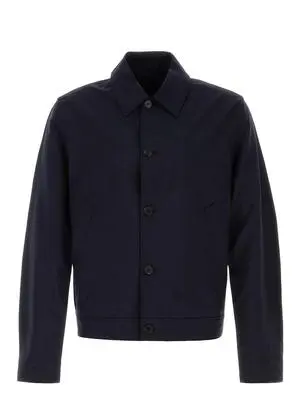 Prada Virgin Wool And Mohair Blend Jacket - Blue