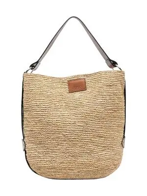 Isabel Marant Étoile Bayia Raffia Bucket Bag - Multicolor