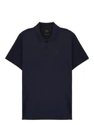 Belstaff Polo Steel Con Patch Logo - Blue