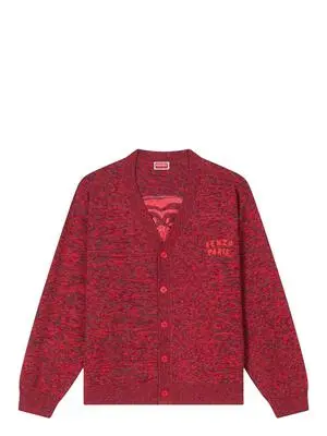 Kenzo Boke Heart Cardigan - Red