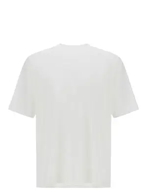 Herno Stretch-cotton Jersey T-shirt With Scuba Details - White