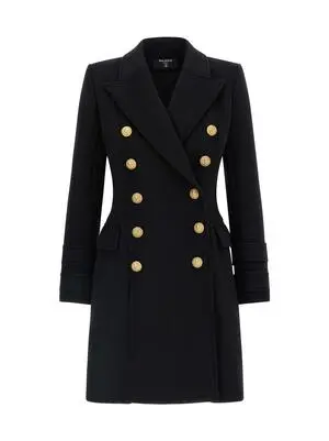 BALMAIN BALMAIN '10 Bottoni' Double-Breasted Coat