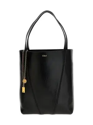 Chloé Spin Shoulder Bag - Black