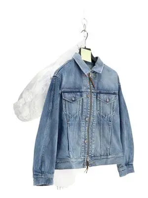 Celine Denim Trucker Jacket - Multicolor